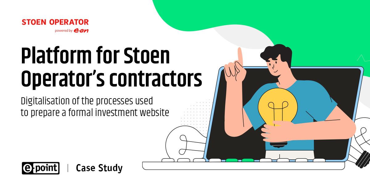 Platform for Stoen Operator’s contractors | e-point SA